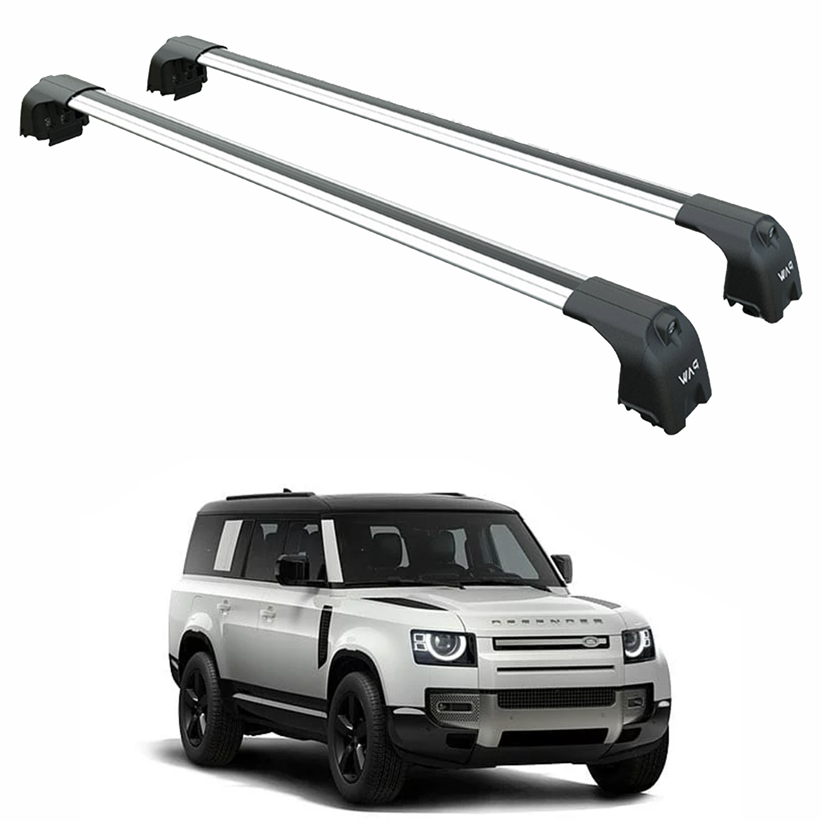 For Land Rover Defender 110 (2020-2025) Roof Rack Cross Bars T Slot Ra ...