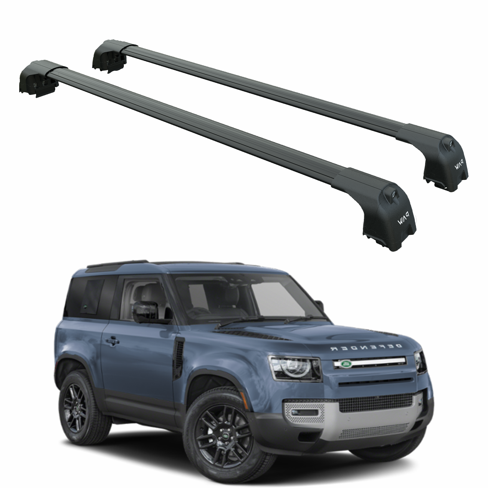 For Land Rover Defender 90 (2020-2026) Roof Rack Cross Bars T Slot Rai ...
